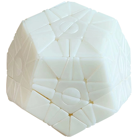 WitEden Greg & Felix 2x2 Megaminx Magic Cube Primary Color_Megaminx ...