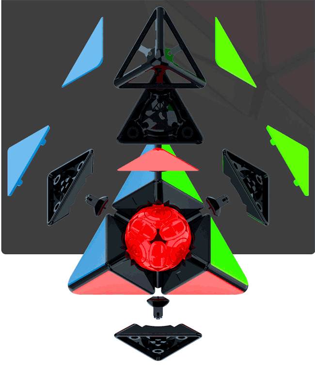 DianSheng 2x2 Pyraminx Black_Pyraminx and Mastermorphix_Cubezz.com ...