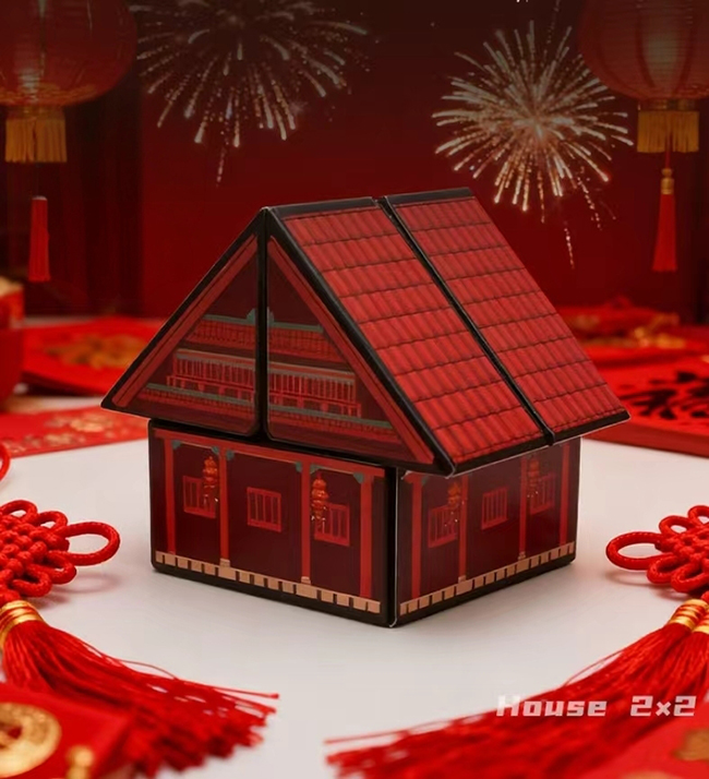 DianSheng Red Pavilion 2x2 Cube_2x2x2 Mini Cube_Cubezz.com ...
