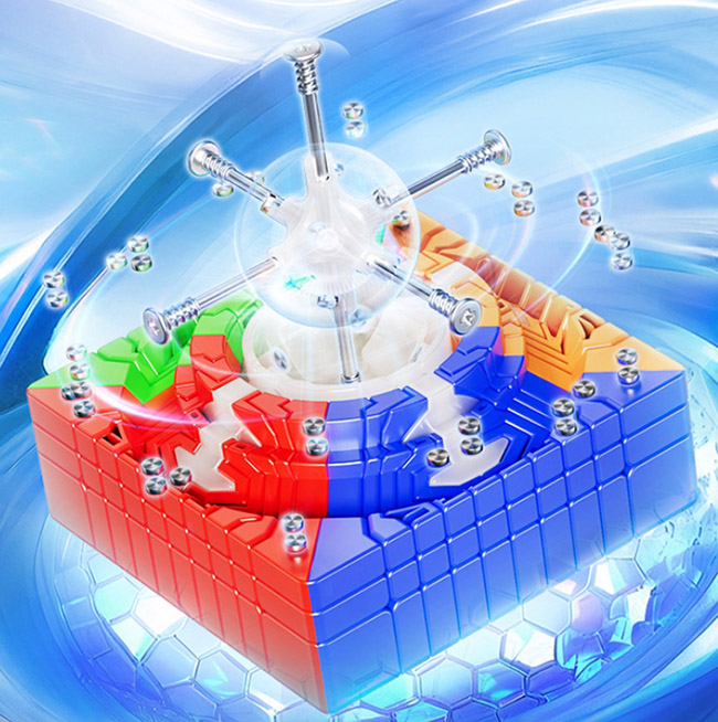 Classroom Meilong 10x10x10 V2 Ball-core Magnetic Speed Cube Stickerless ...