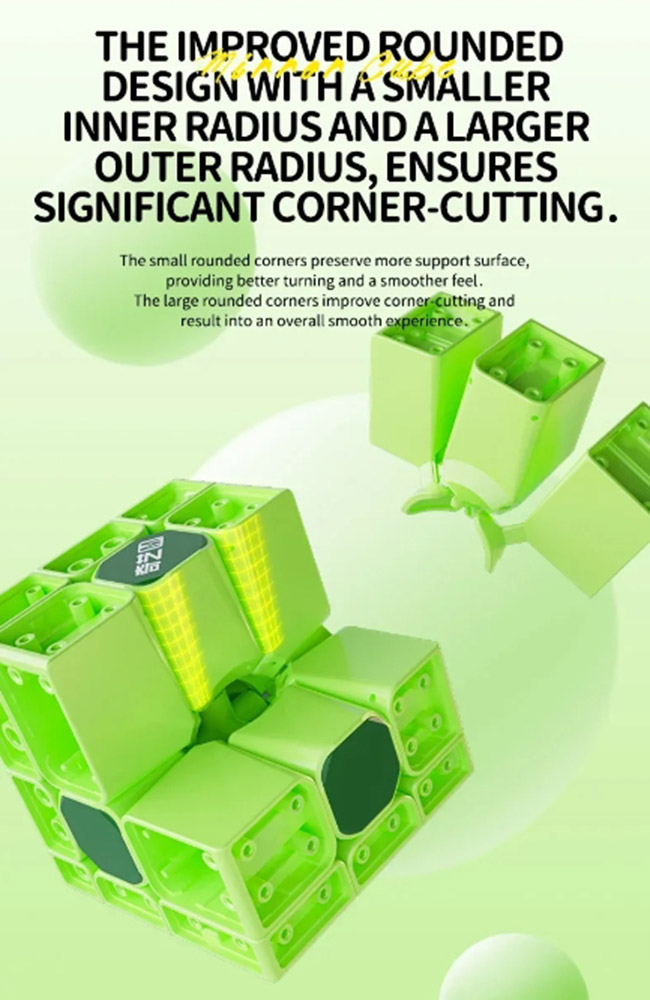 QiYi Tiled Mirror Cube Green_Mirror and Gear Cube_Cubezz.com ...