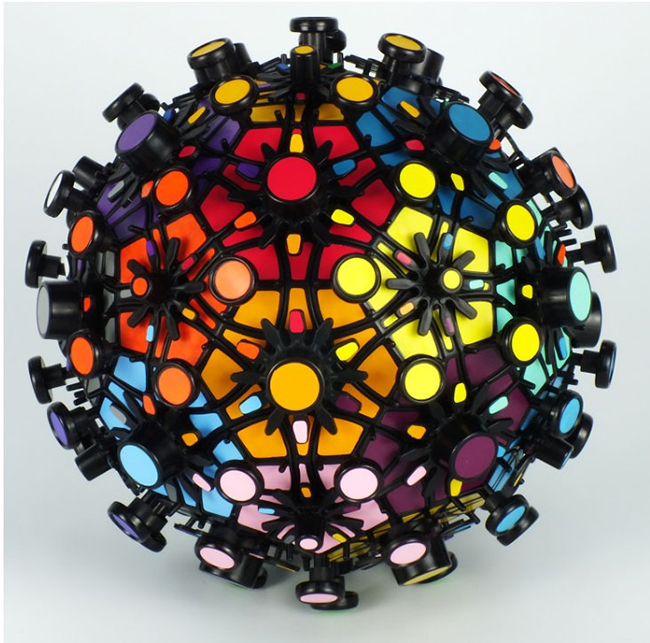 Verypuzzle Wandering Tuttminx Cube Puzzle Black_Custom-Built Puzzles ...