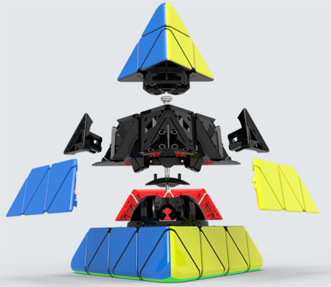 YuXin Little Magic 4x4 Pyraminx Stickerless_Pyraminx and Mastermorphix ...