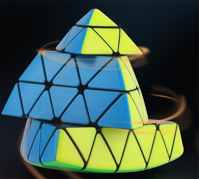 YuXin HuangLong 5x5 Pyraminx Stickerless_Pyraminx and Mastermorphix ...