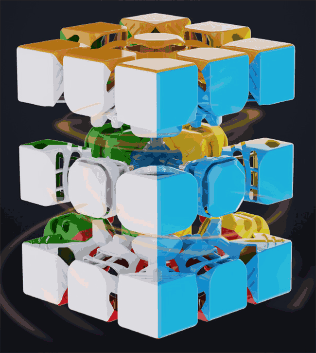 YuXin Black Kylin 3x3x3 Hollow Magic Cube_3x3x3_Cubezz.com ...